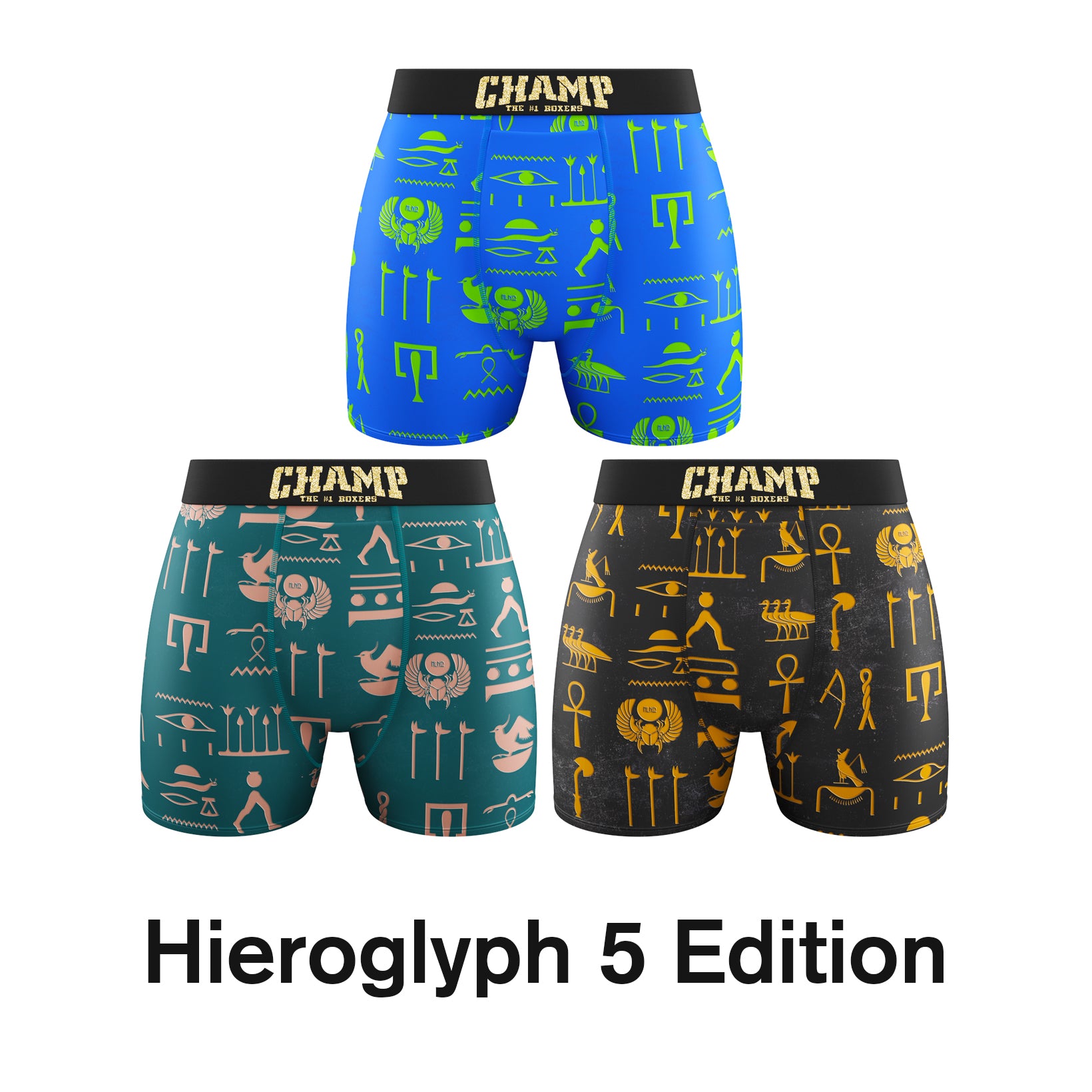 Large (36-38) Men's Boxer Briefs - Premium Drip Underwear – Champ The ...